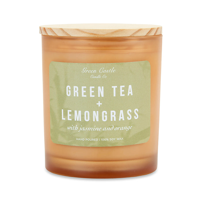 Green Tea Lemon Grass Candles – GreenCastleRockGardens